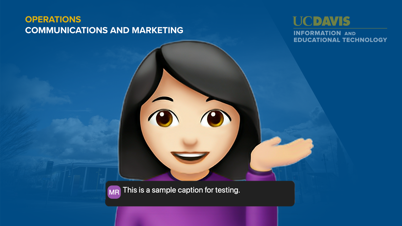 How to turn on Zoom automated captioning, and why you should | UC Davis IET